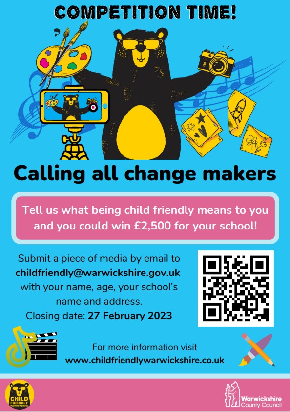 Child Friendly Warwickshire competition - Myton School