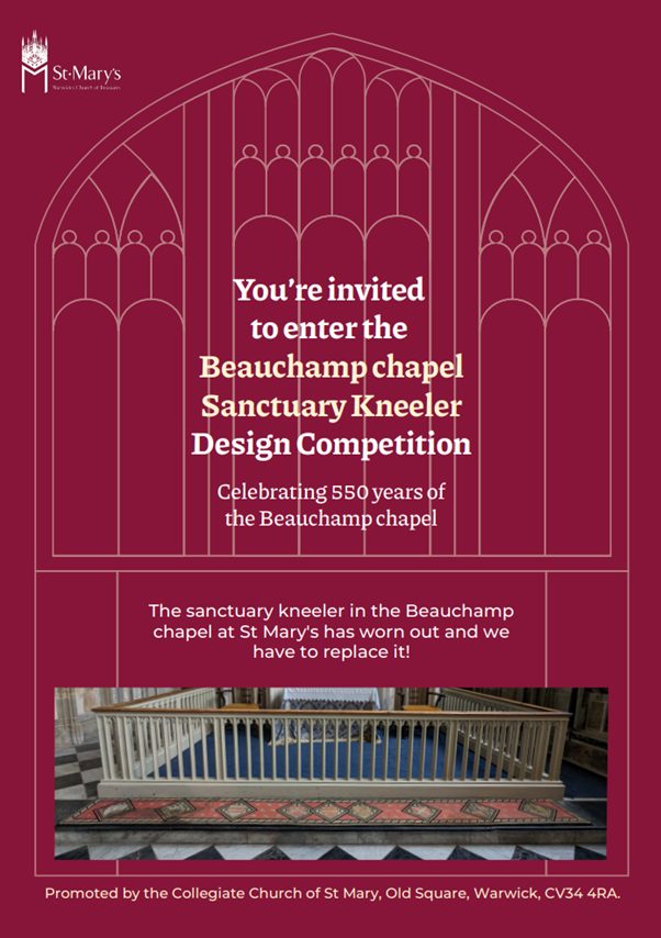 Beauchamp chapel sanctuary kneeler design competition - Myton School