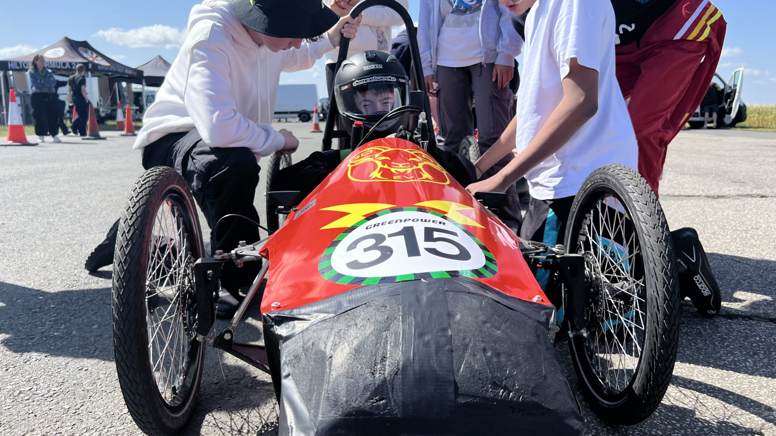 Greenpower car's debut race! - Myton School