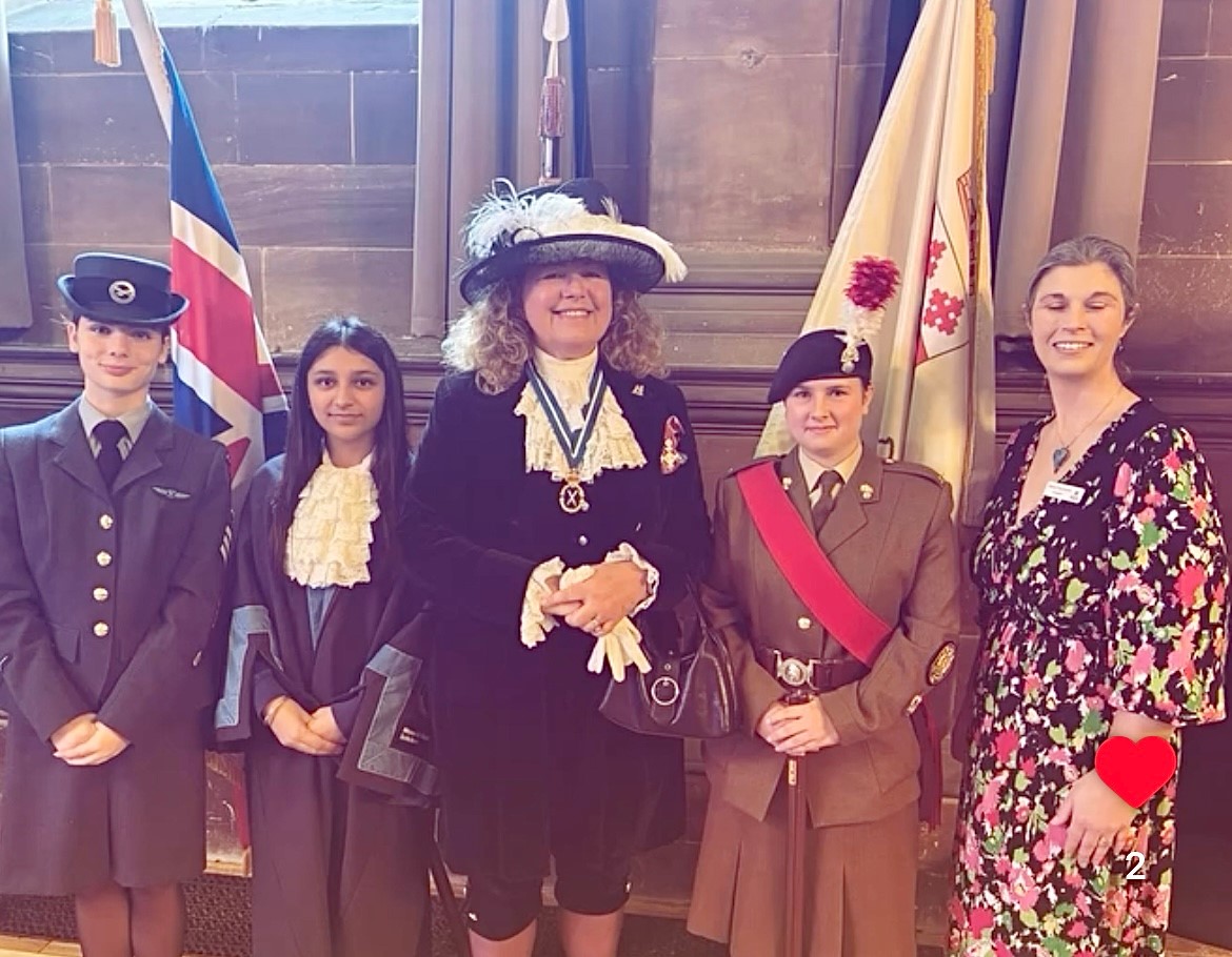 Maya begins Young High Sheriff duties - Myton School